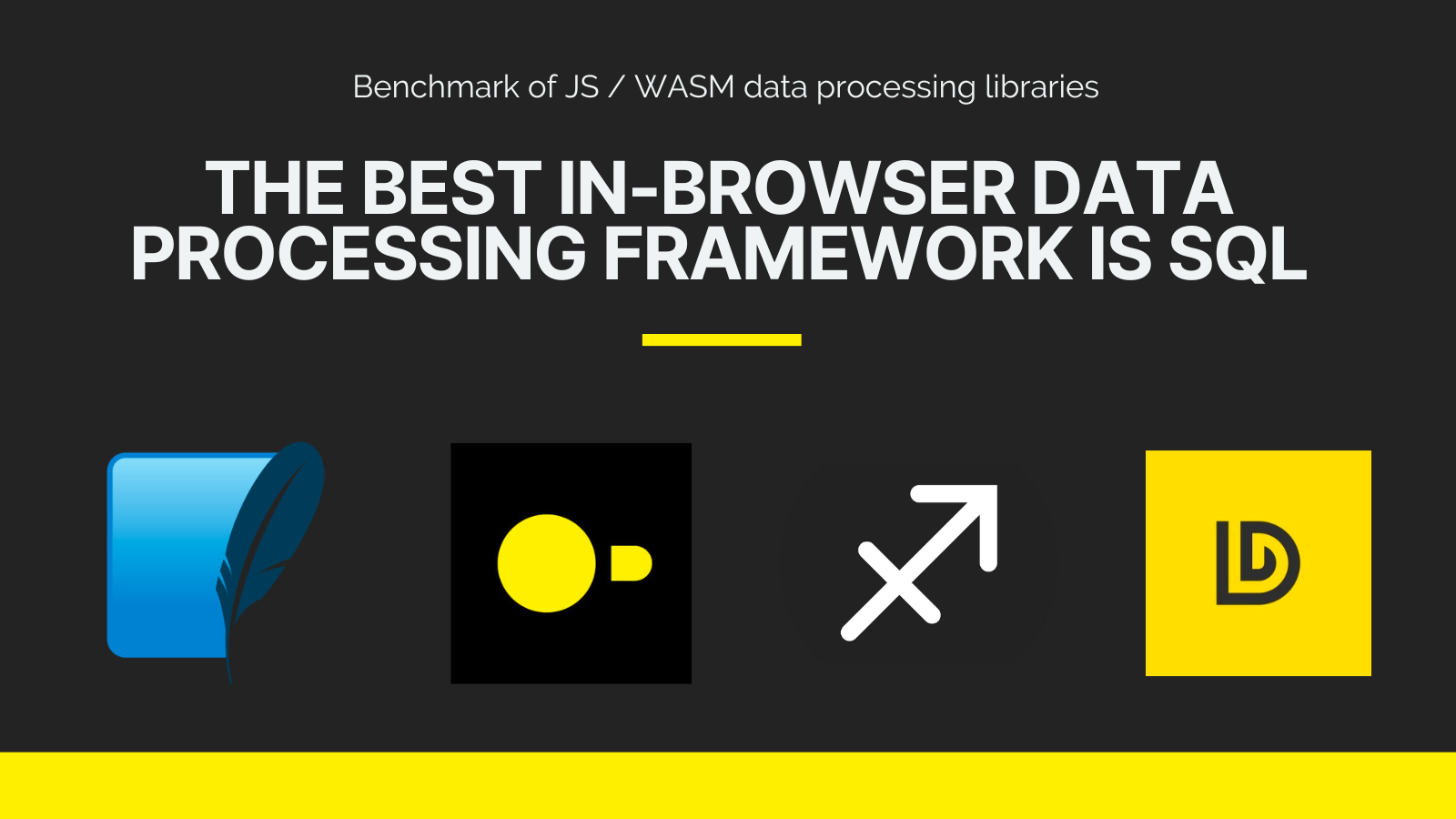 The Best In-Browser Data Processing Framework is SQL | Quasilinear Musings