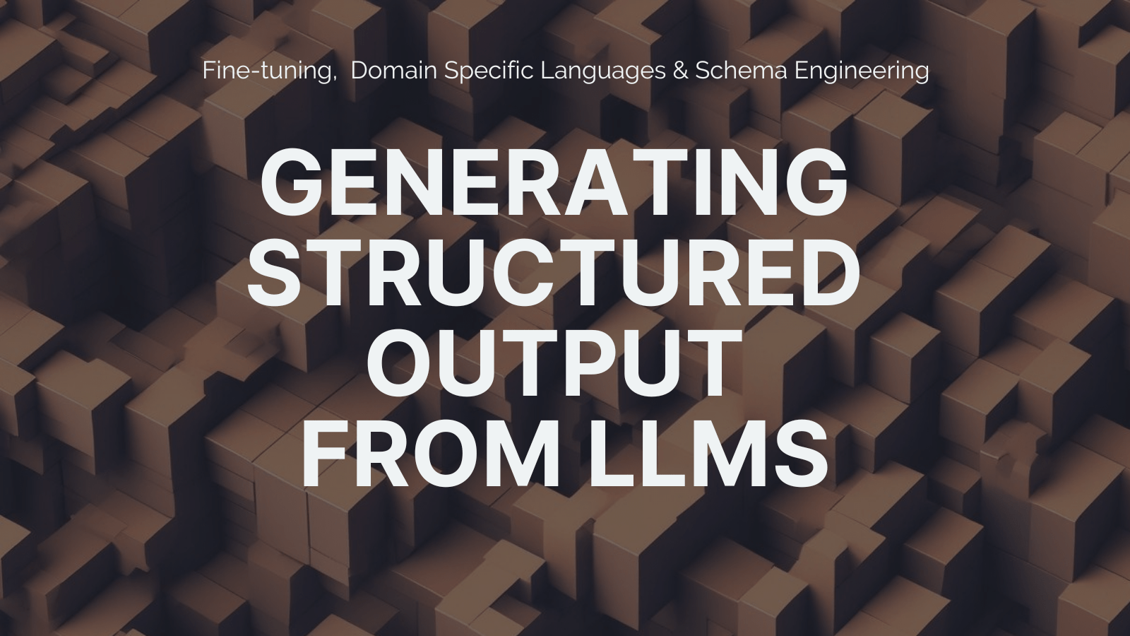 Generating Structured Output From Llms Quasilinear Musings 5866